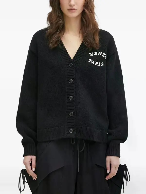 Kenzo Verdy Market Floral-embroidered Cardigan