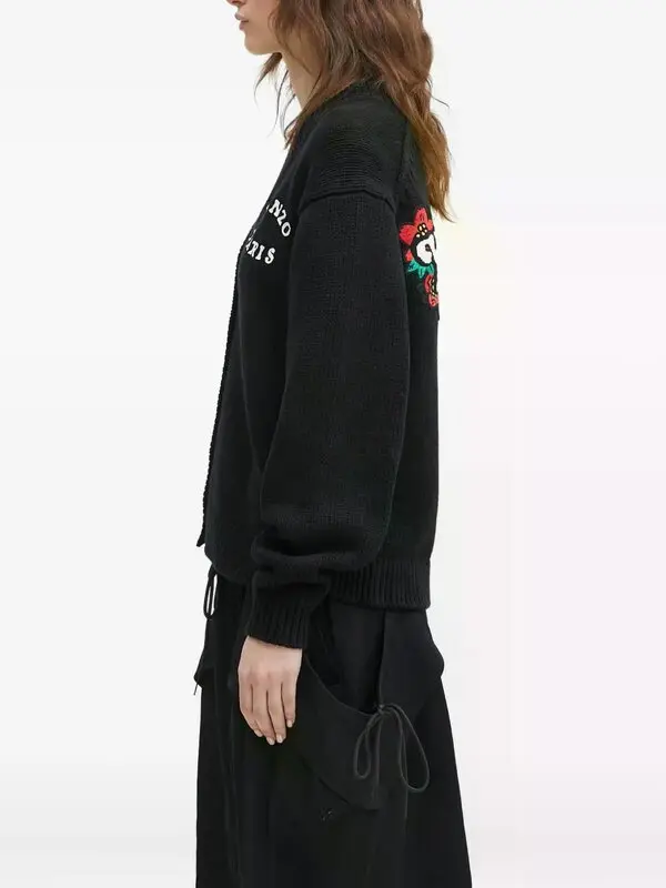 Kenzo Verdy Market Floral-embroidered Cardigan