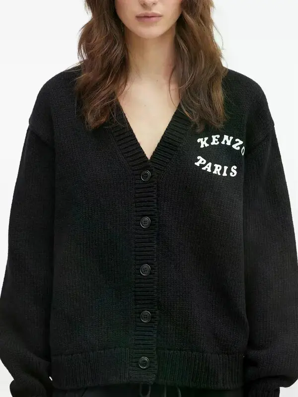 Kenzo Verdy Market Floral-embroidered Cardigan