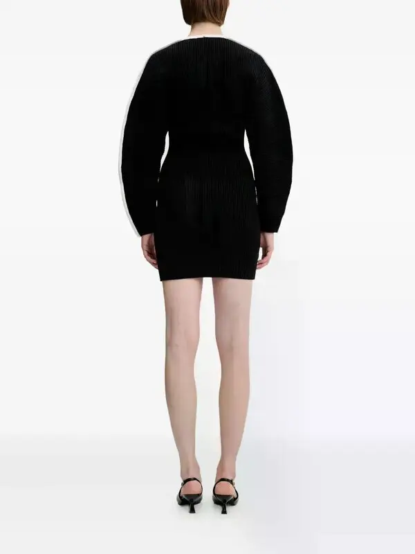 Sportmax Ribbed Panelled Dress