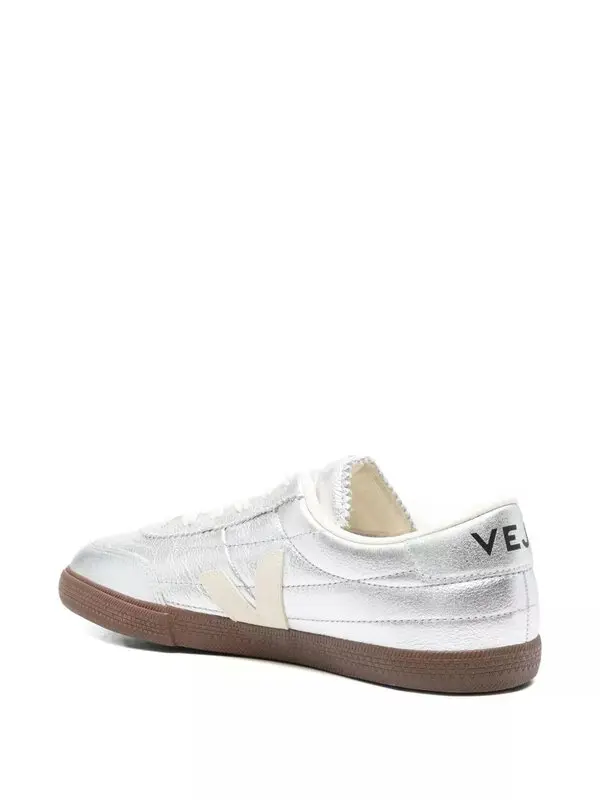 VEJA Panenka Leather Sneakers - Silver