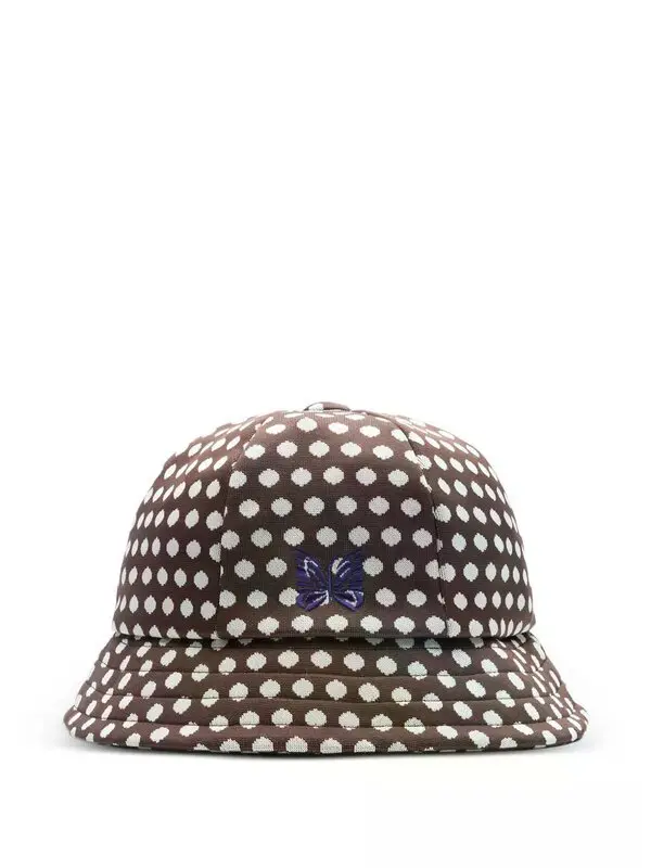 Needles Polka-dot Bucket Hat - Brown