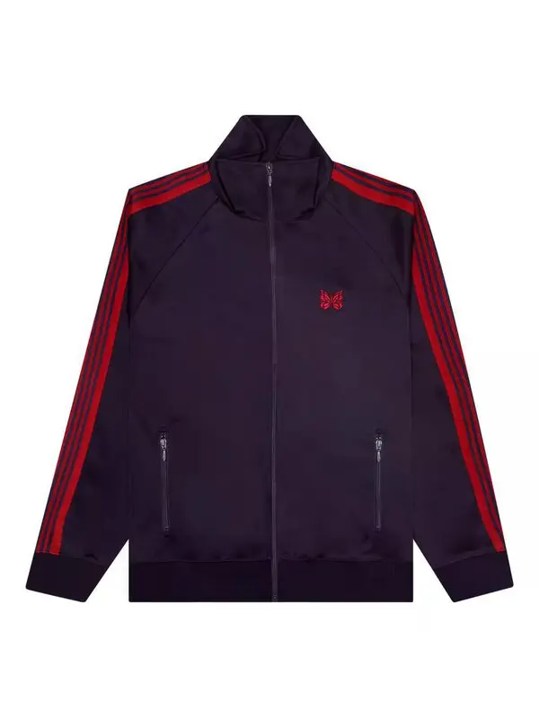 Needles Side-stripe Butterfly-embroidered Track Jacket
