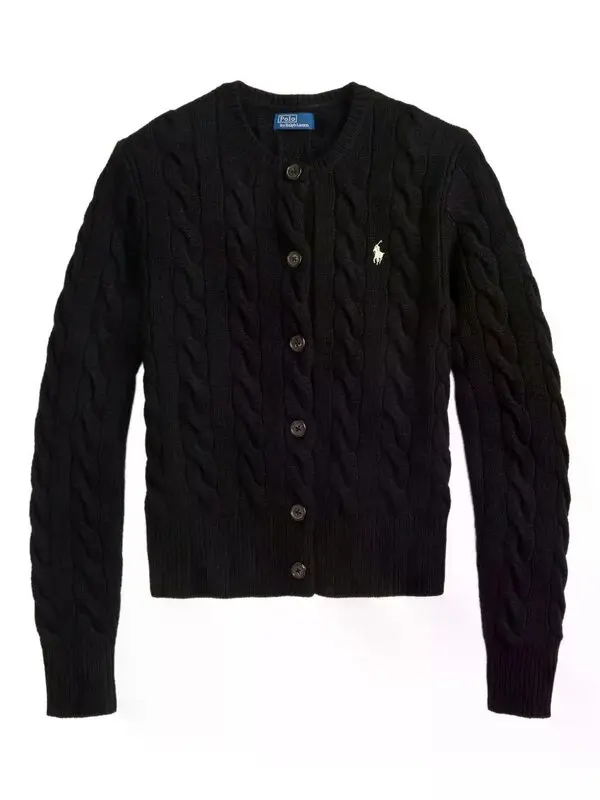 Polo Ralph Lauren Cable-knit Cardigan - Black