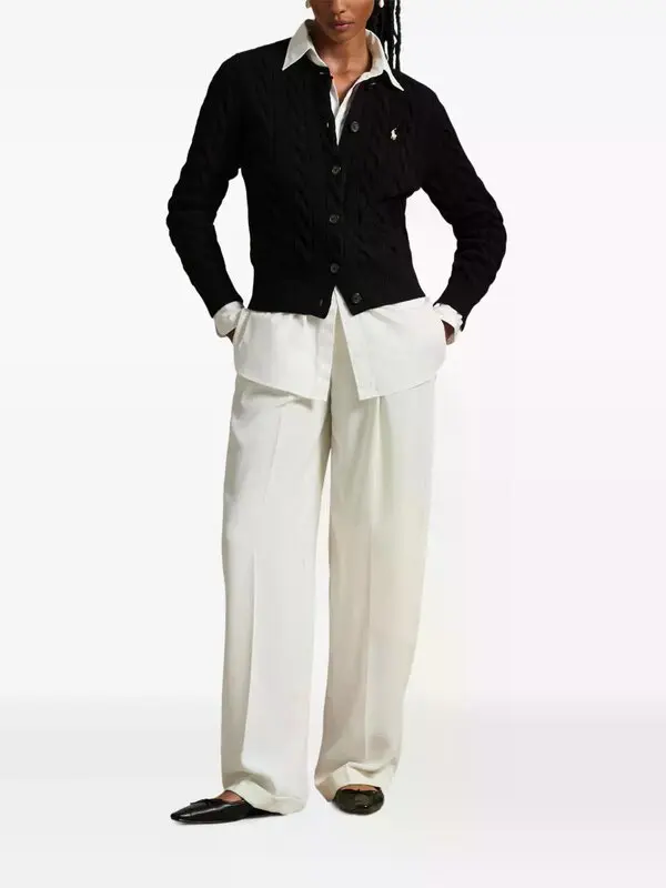 Polo Ralph Lauren Cable-knit Cardigan - Black