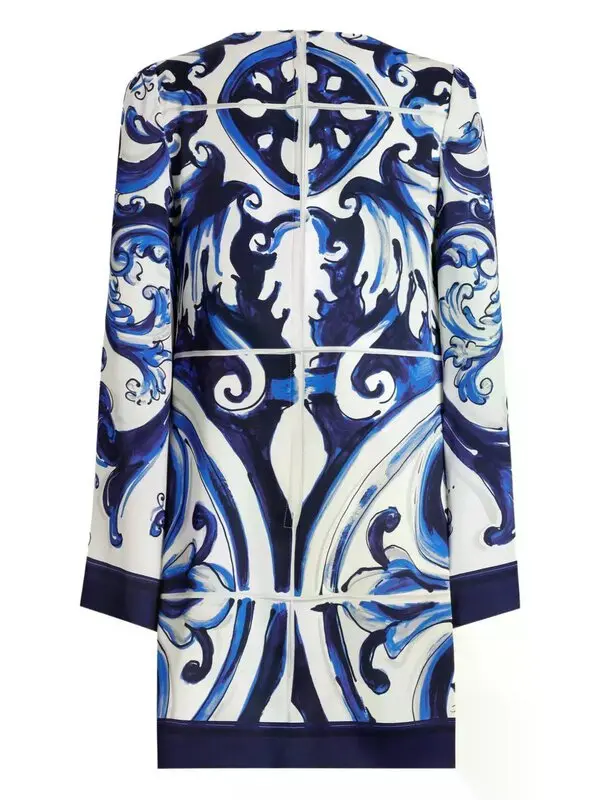Dolce & Gabbana Majolica-print Mini Dress