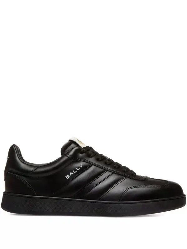 Bally Retro Crest Leather Sneakers