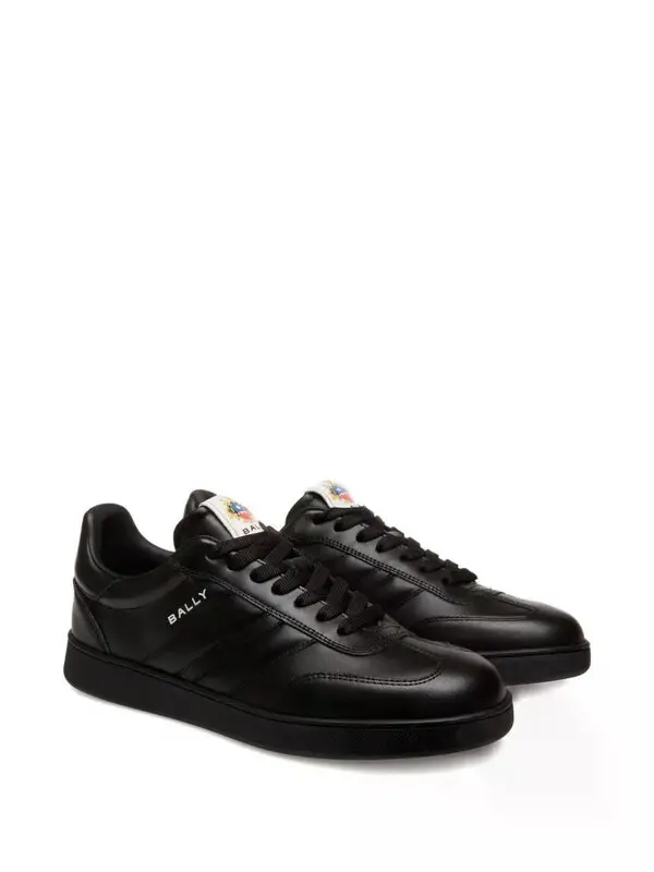 Bally Retro Crest Leather Sneakers