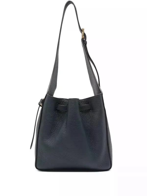 Mulberry Lyra Drawstring Leather Bucket Bag