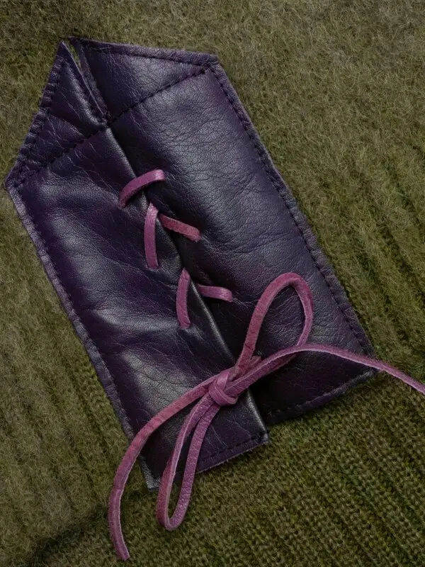 Needles Leather-patch Cardigan - Green