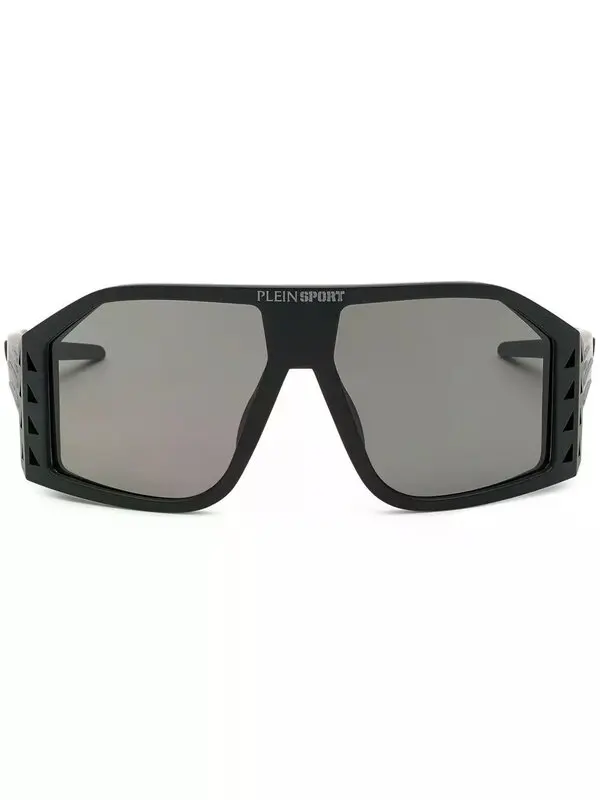 PLEIN SPORT The Wave Gen X.02 Oversize-frame Sunglasses - Black