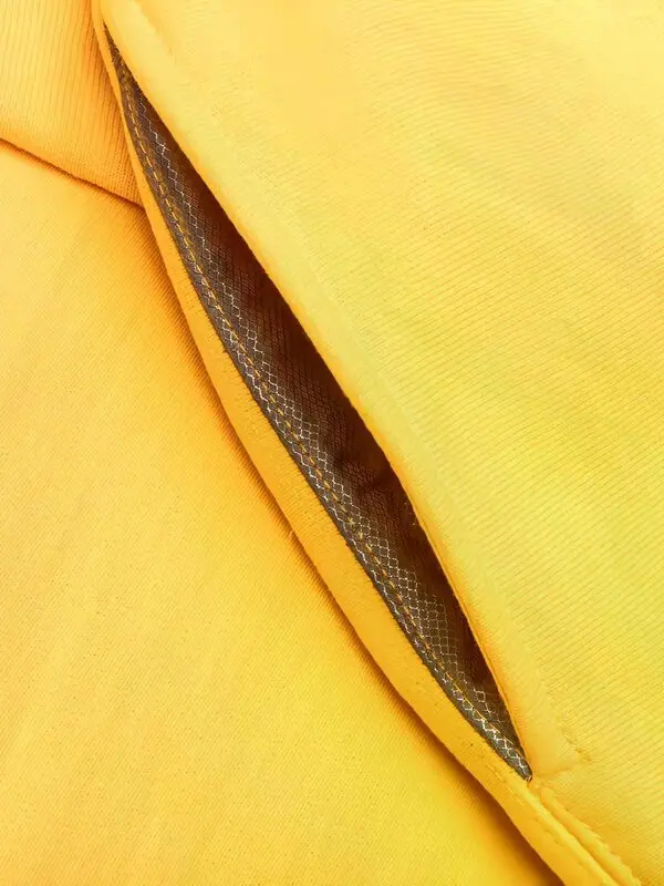 ADVISORY BOARD CRYSTALS Sphene Embroidered-number Track Pants - Yellow