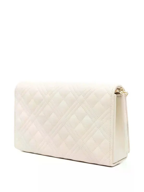Moschino Quilted Chain-strap Shoulder Bag - Neutrals