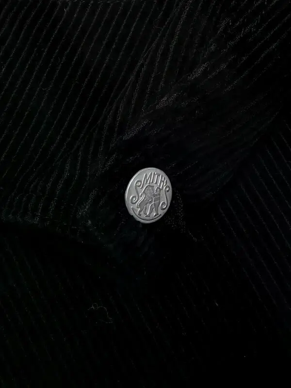 Needles X Smith's Butterfly-embroidered Corduroy Jacket - Black