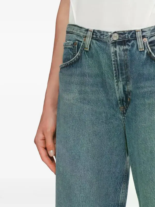 AGOLDE Classic Five-pocket Cotton Jeans