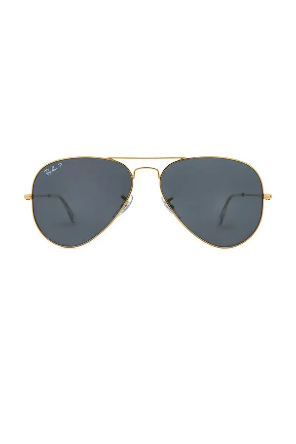 Ray-ban Aviator Classic Polarized Sunglasses - Legend Gold