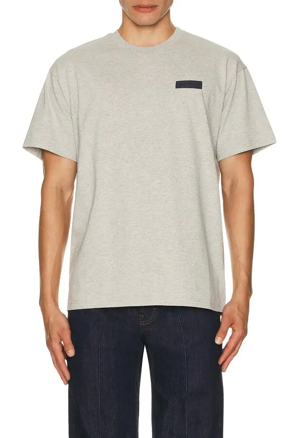 Givenchy Regular Fit Tee In Light Grey