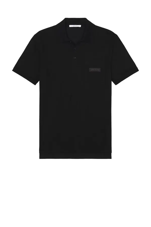 Givenchy Short Sleeve Polo - Black