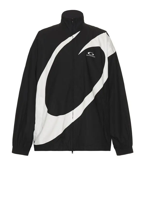 Balenciaga Tracksuit Jacket In Black - 55% Off | Editorialist