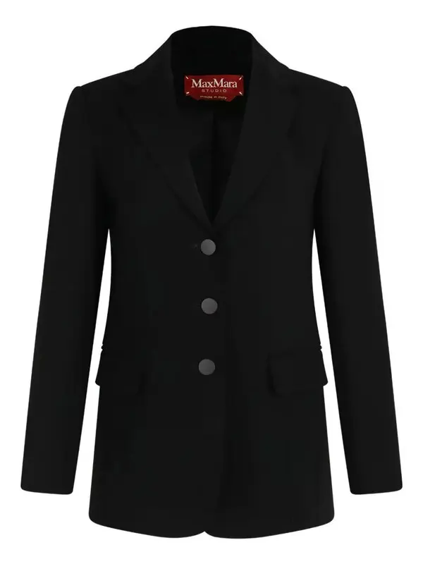 Max Mara Tailored Three-button Jacket - Black