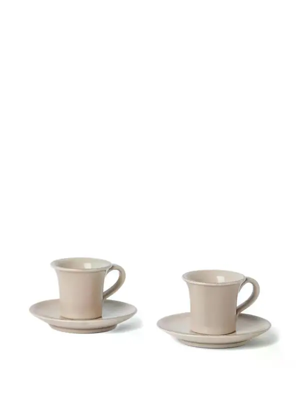 Brunello Cucinelli Ceramic Expresso-cup Set - Neutrals