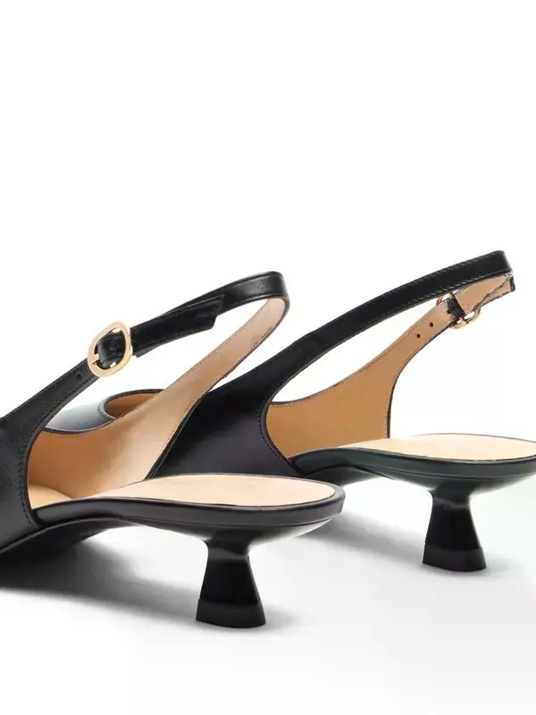 STUART WEITZMAN 35mm Sculpt Slingback Pumps - Black