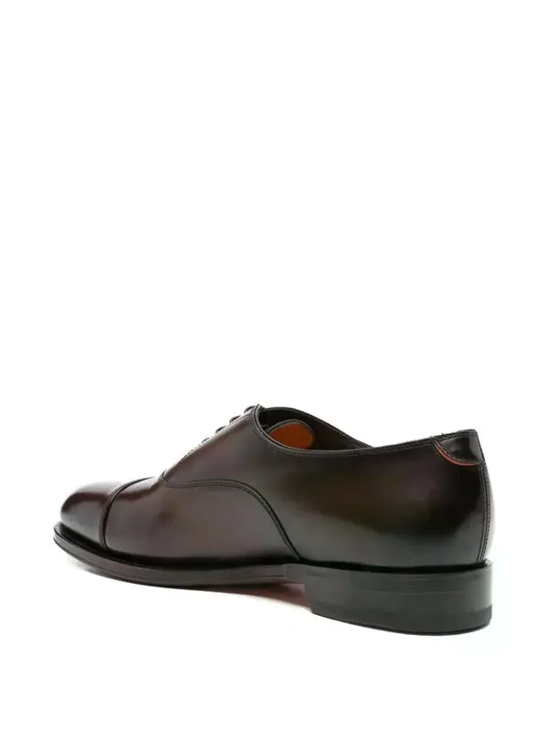 Santoni Leather Oxford Shoes