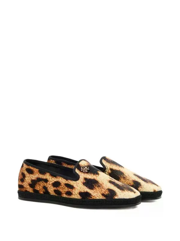 Roberto Cavalli Leopard-print Loafers