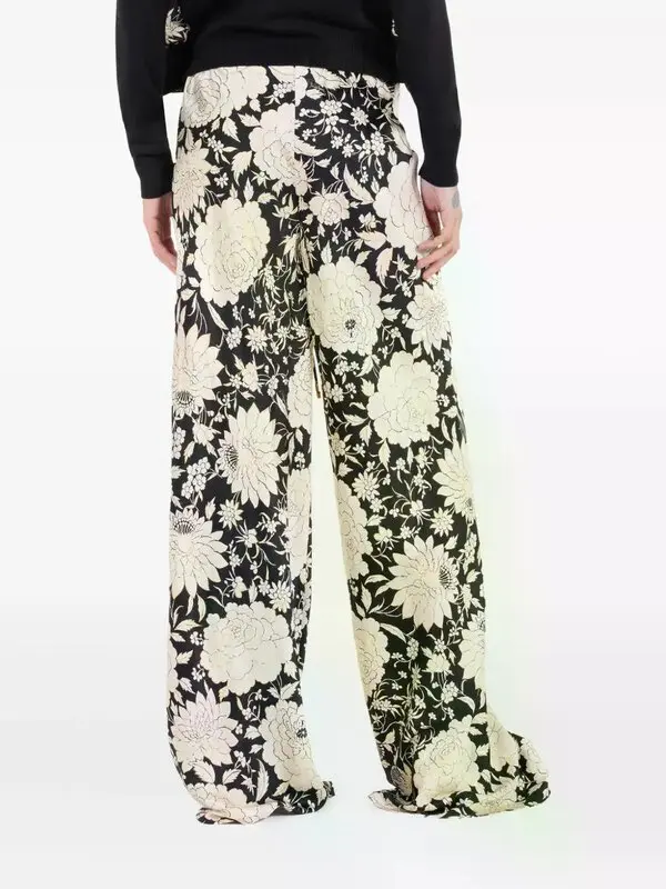 Roberto Cavalli Floral-print Trousers
