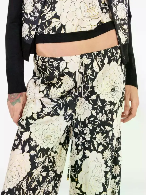 Roberto Cavalli Floral-print Trousers