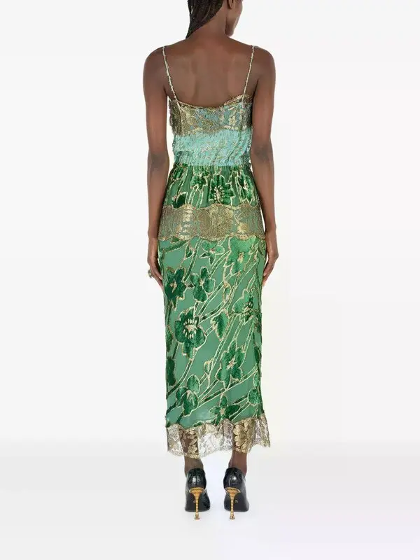 slim fit dress slacks Green Floral Lace A-Line Dress – Shoptwosummers