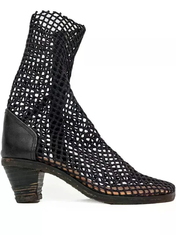 VERDURA SHOES Bitta Netted Heeled Boots