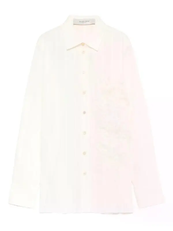 GOLDEN GOOSE Striped Shirt - Neutrals