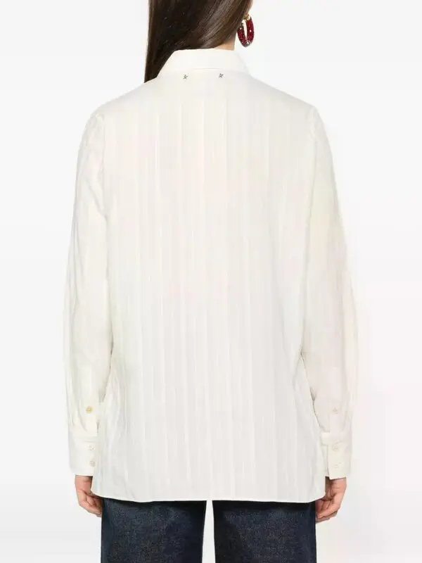 GOLDEN GOOSE Striped Shirt - Neutrals