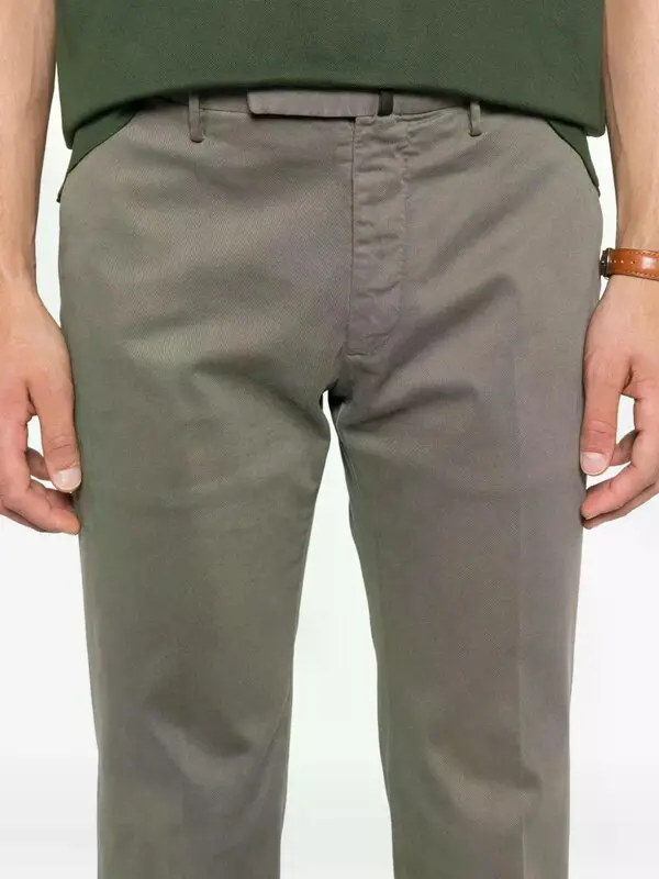 Incotex Stretch-cotton Trousers - Grey