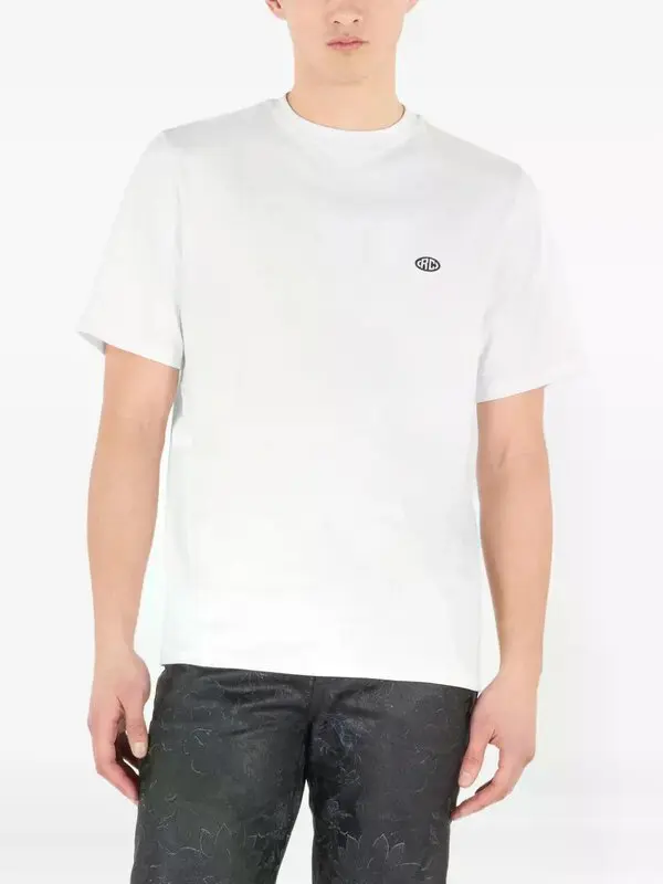 Roberto Cavalli Embroidered-logo T-shirt - White