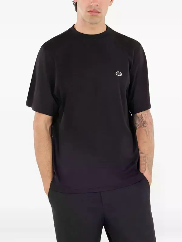 Roberto Cavalli Logo-patch T-shirt - Black