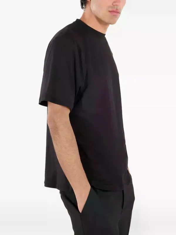 Roberto Cavalli Logo-patch T-shirt - Black