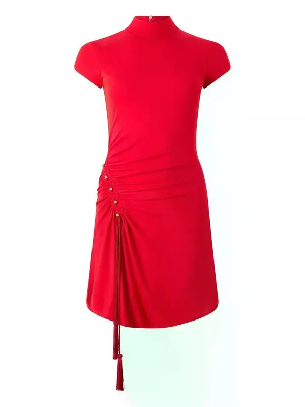 Roberto Cavalli Gathe-detail Mini Dress