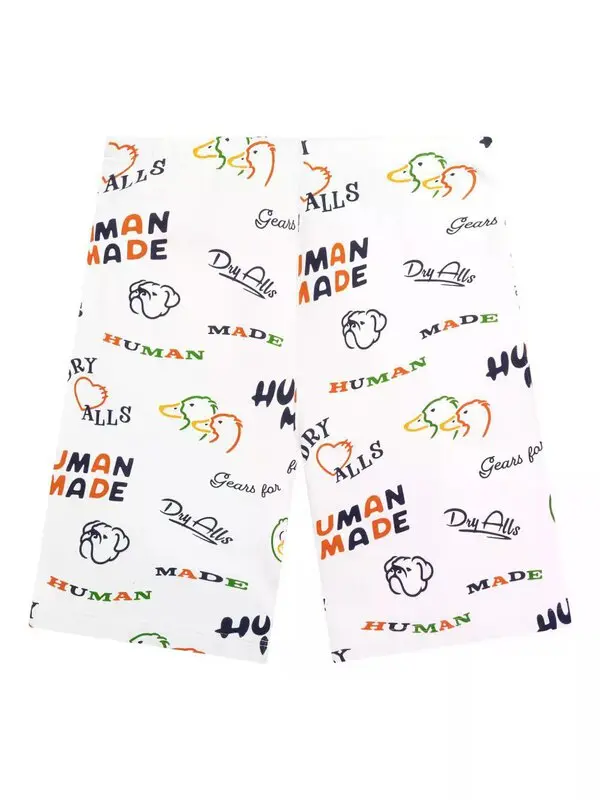 HUMAN MADE Printed Shorts - White