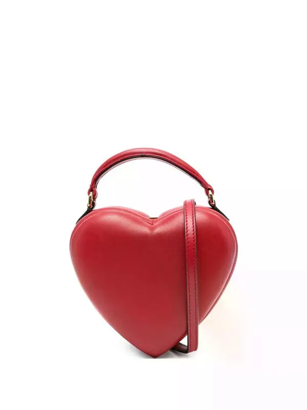Moschino Heart-shaped Quilted Tote - Red