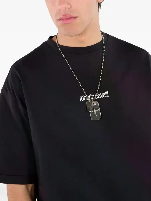Roberto Cavalli Double-tag Pendant Necklace