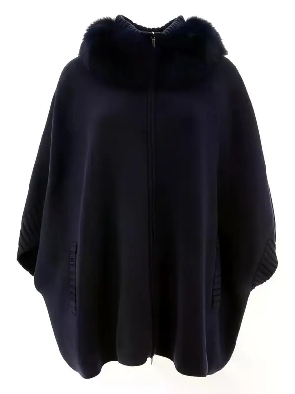 GIOVI Fur-trimmed Zip-front Cape