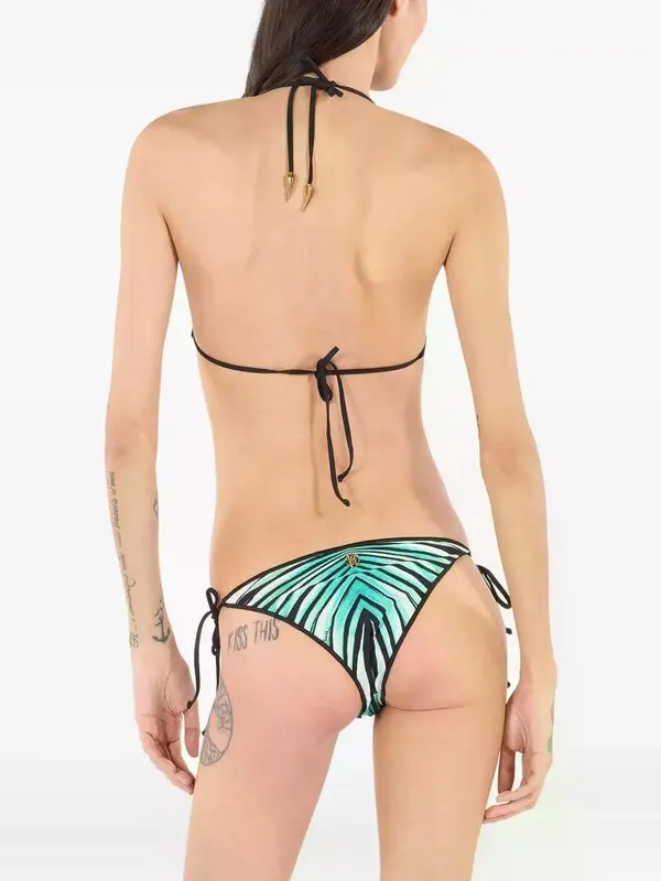 Roberto Cavalli Ray Of Sea Print Bikini Bottom