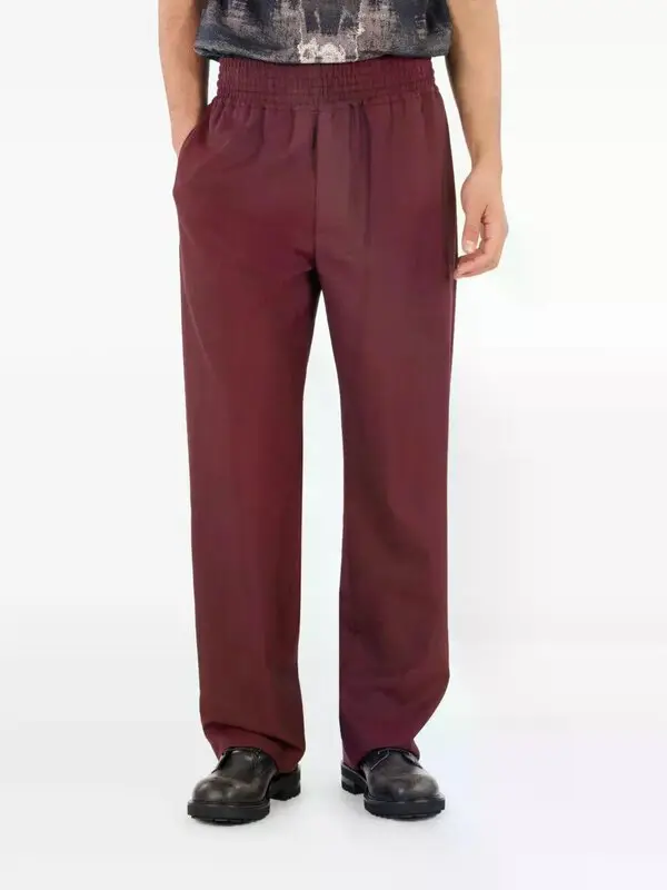 Roberto Cavalli Loose-fit Virgin Wool Trousers