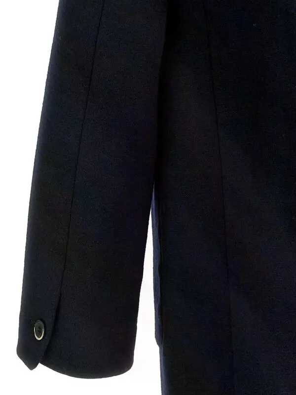 Barena Venezia Notched-lapel Wool-blend Coat - Black