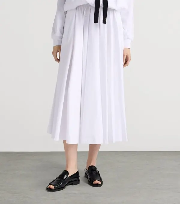 Prada Cotton Reversible Maxi Skirt