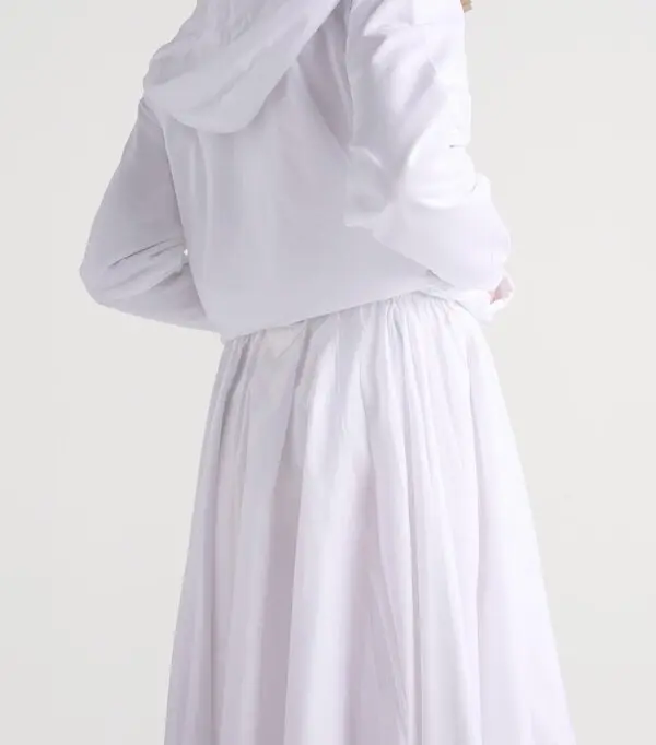 Prada Cotton Reversible Maxi Skirt