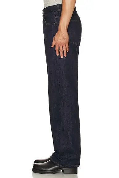 Givenchy Wide Leg Denim Jeans - Dark Blue