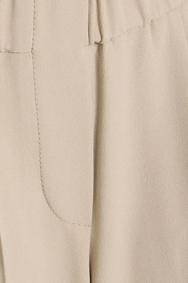 Brunello Cucinelli Crepe Slim-leg Pants